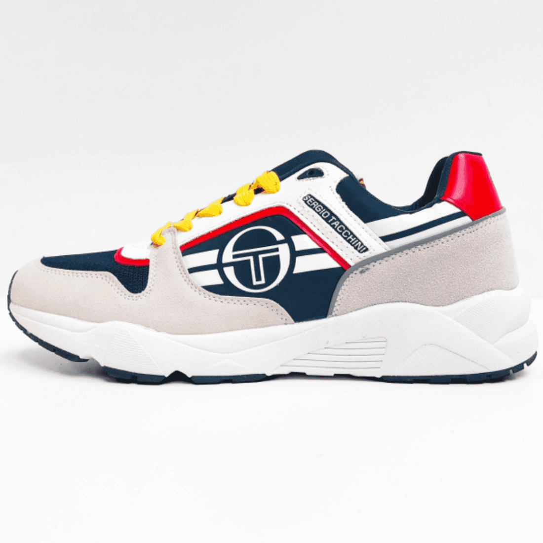 sergio tacchini sneaker navy white yellow